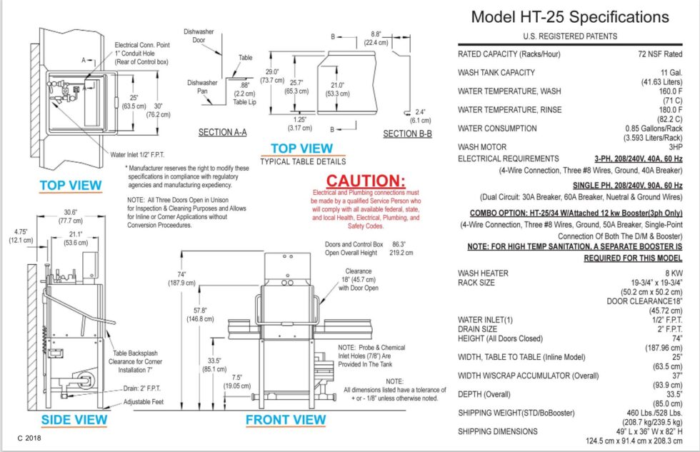 High-Temperature Sanitizer | American Dish Service